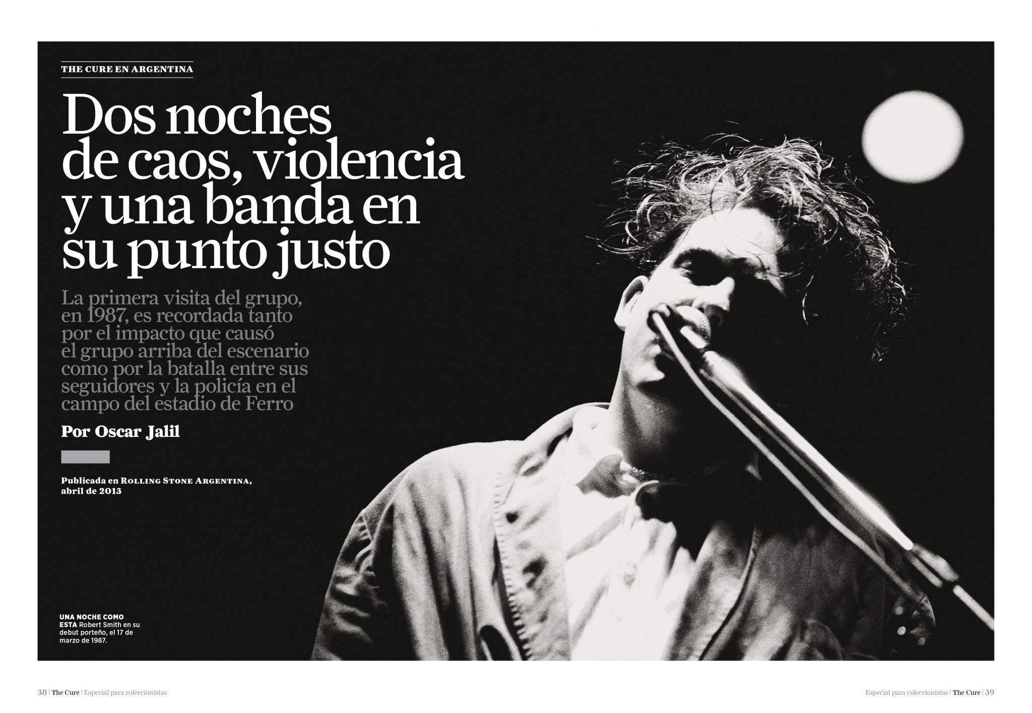 Sale un nuevo bookazine de Rolling Stone con la historia y la obra de The Cure, en la voz de ...