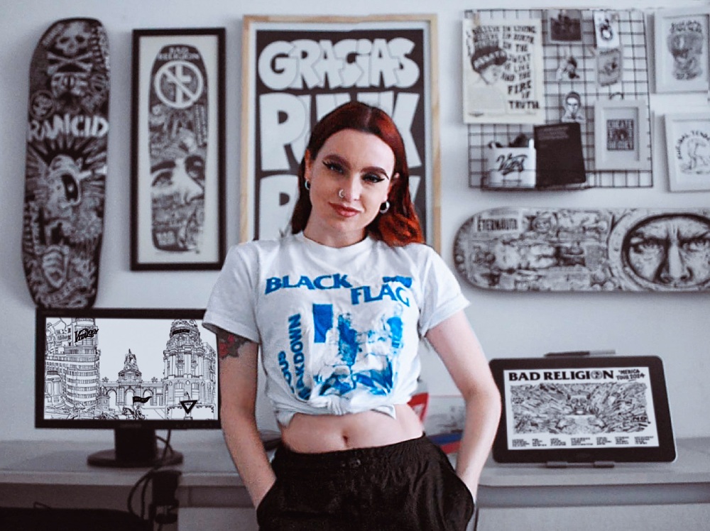 La diseñadora argentina que Pearl Jam eligió para ilustrar su visita a ...