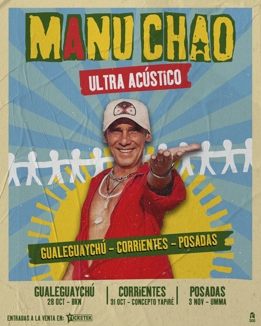 Manu Chao anunció una gira “ultra acústica” por el interior de ...