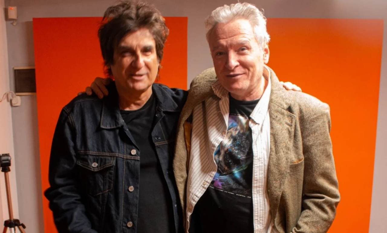 Diego Arnedo, de Divididos, y Andrea Prodan graban juntos por primera vez en un estudio de ...