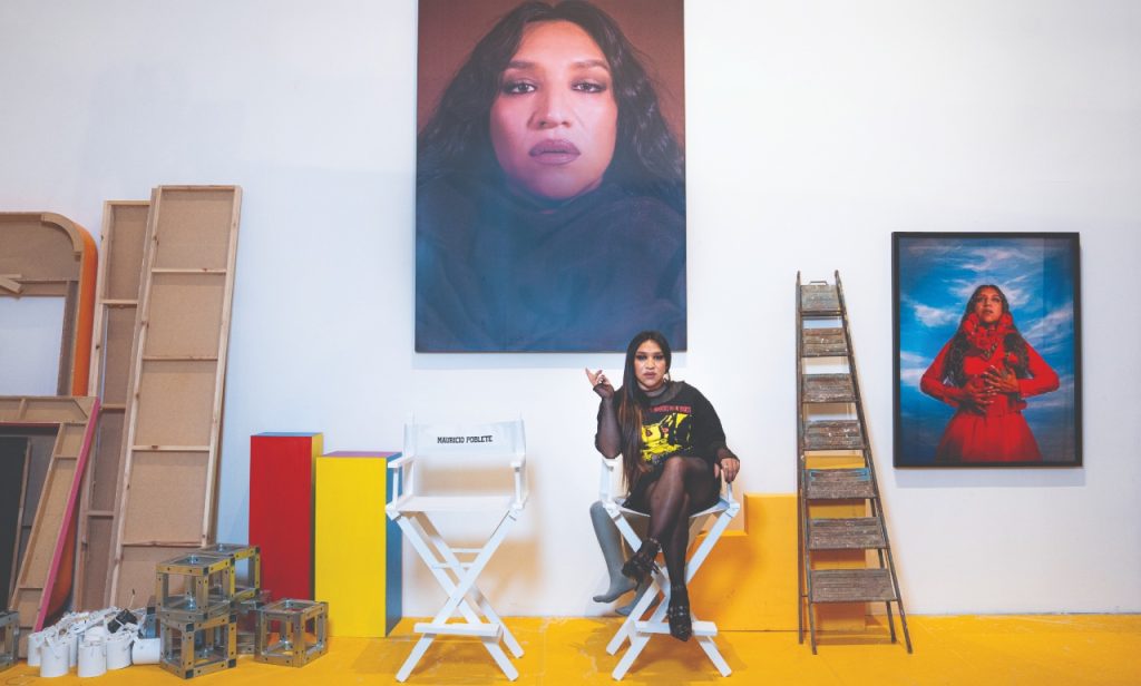 La Chola Poblete, la rollinga que se hizo artista y llegó a la Bienal ...